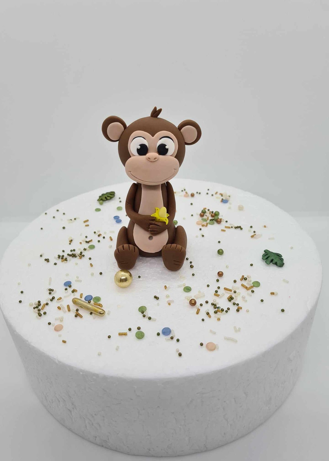 Fondant Figures Monkey Safari Cake Topper Monkeys - Etsy