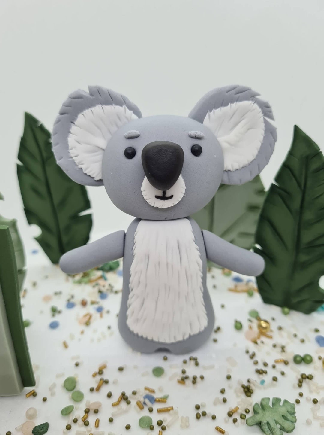 Fondant Figures, Koala Bear, Cake Topper, Fondant Koala, Cake ...
