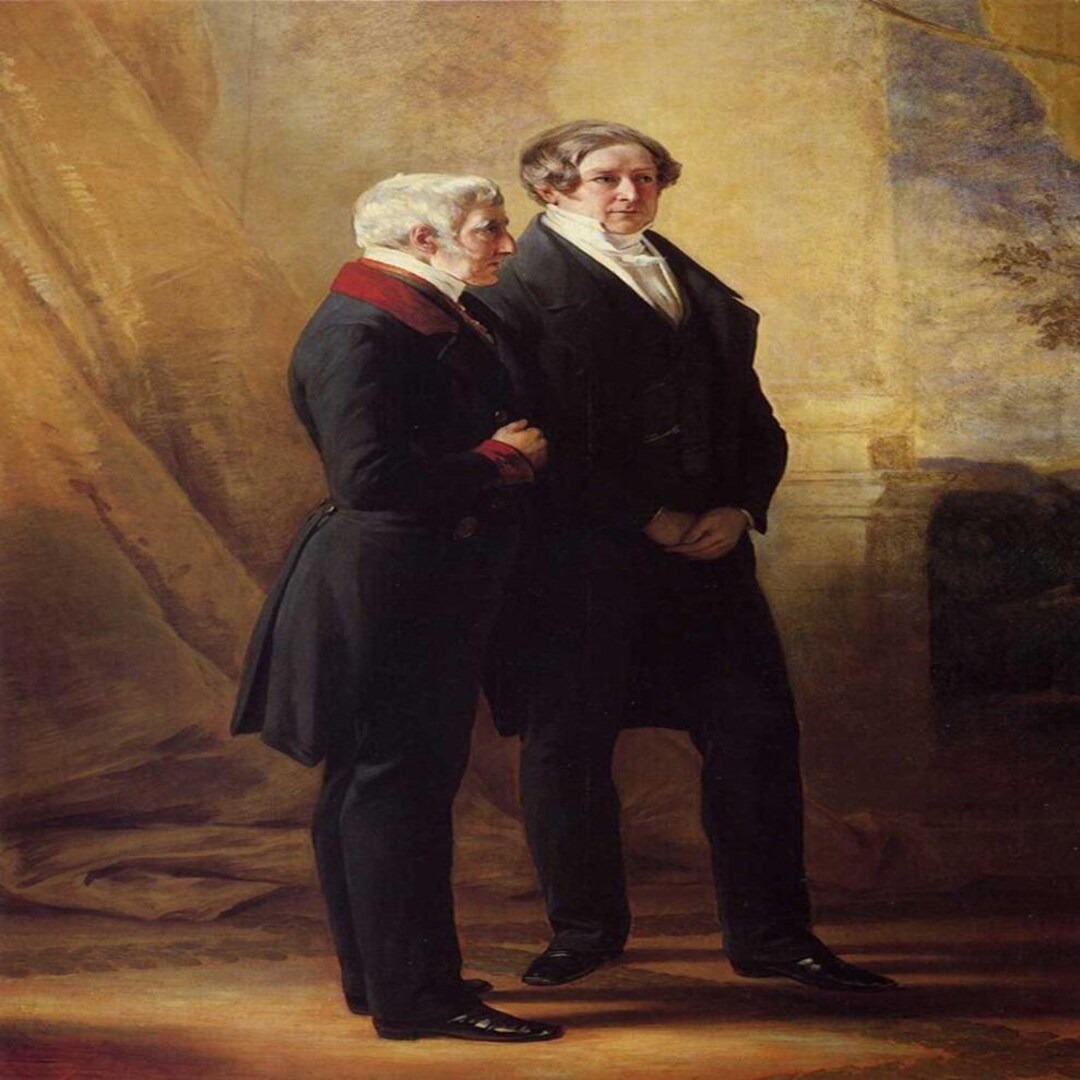 The Duke of Wellington and Sir Robert Peel by Franz Winterhalter ...