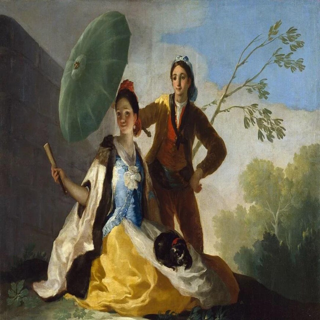 The Parasol by Francisco Goya Painting Vintage Artwork Paint by Numbers ...