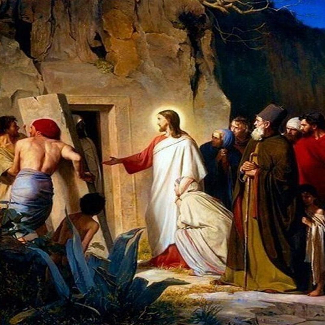 Raising of Lazarus by Carl Bloch Religious Religion Jesus Christ ...