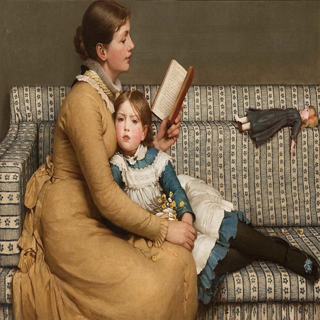 Alice in Wonderland by George Dunlop Leslie Painting Vintage Artwork ...