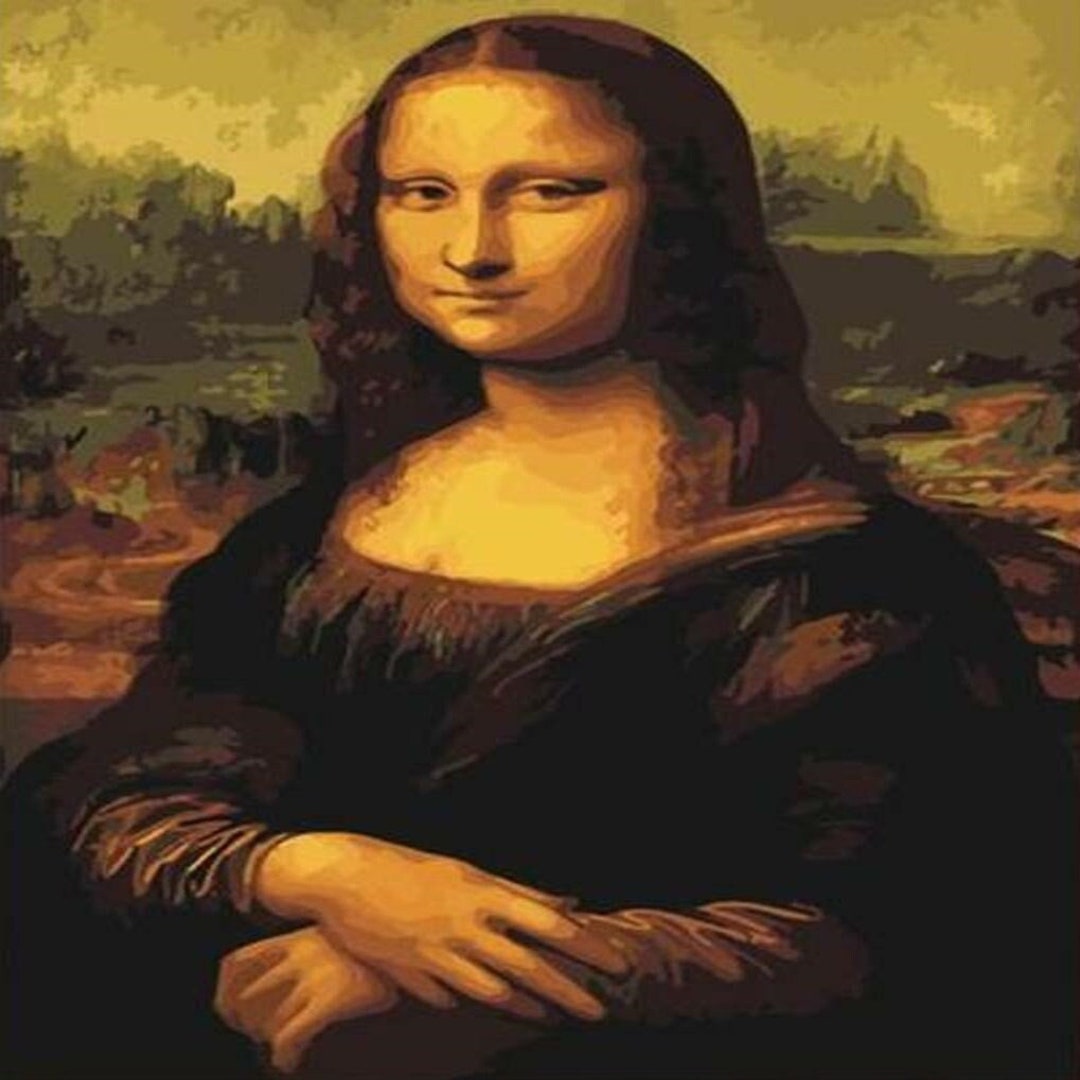Mona Lisa by Leonardo Da Vinci Religious Painting Vintage Artwork Paint ...
