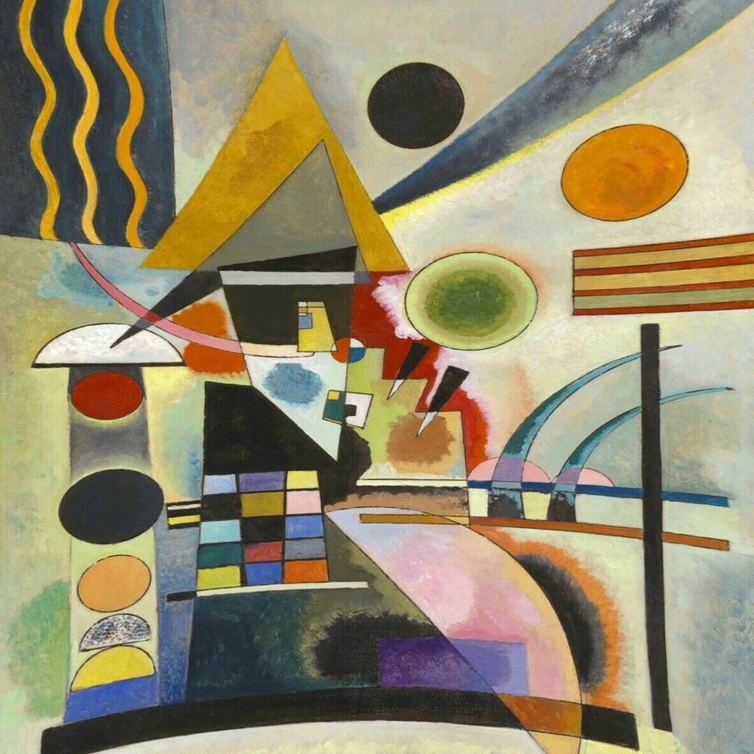 Swinging by Wassily Kandinsky Painting Artwork Paint by Numbers Kit DIY ...