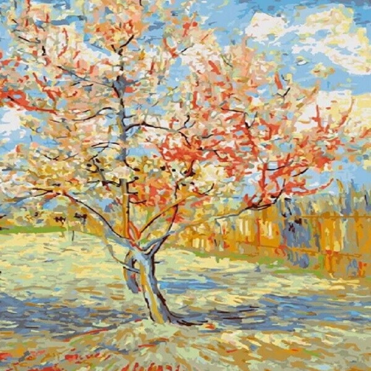 The Pink Peach Tree by Vincent Van Gogh Painting Vintage - Etsy Australia