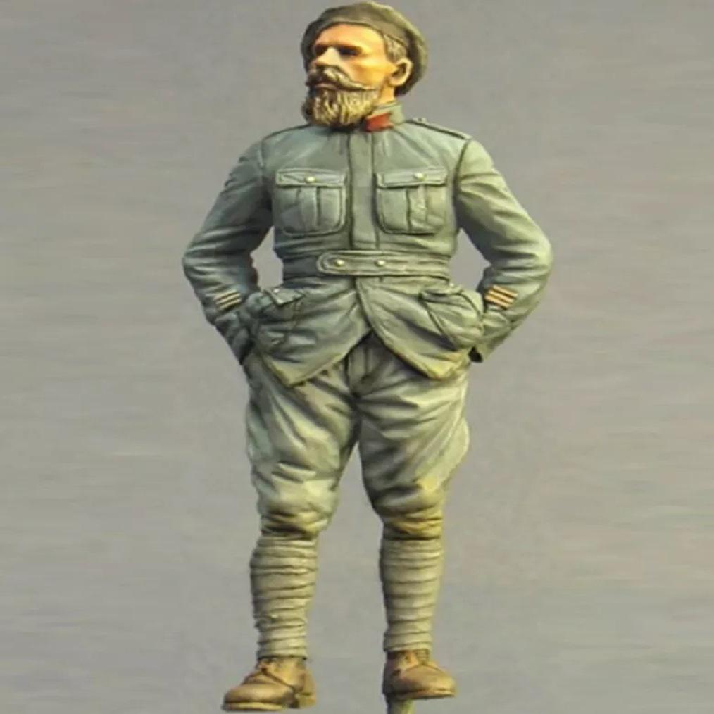 1/35 Resin Figure Model Kit French Tank Soldier Tankerman Tanker Crew ...