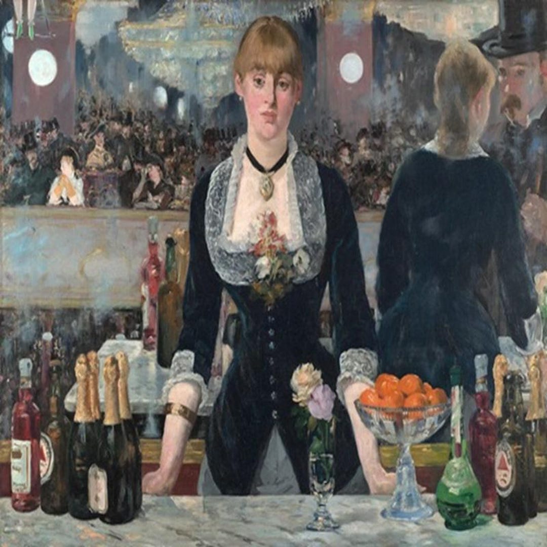 A Bar by Edouard Manet Artwork Art Vintage Design Full Square Drill 5D ...
