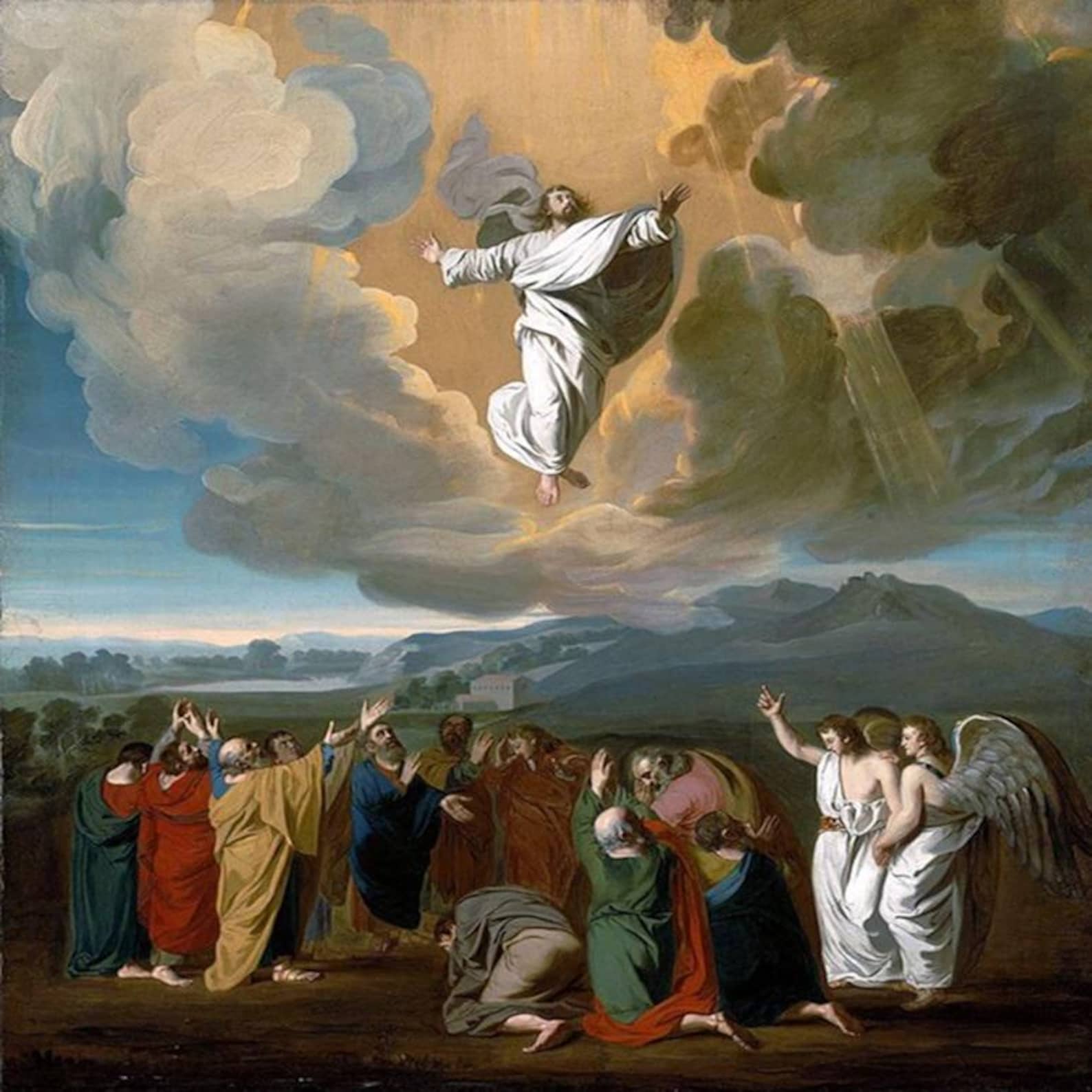 Ascension by John Singleton Copley Religious Religion Jesus Painting ...