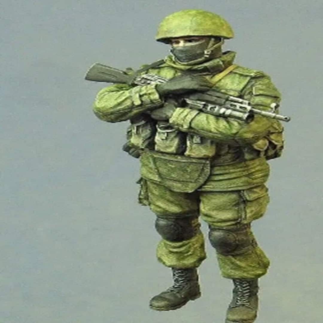 1/35 Resin Figure Model Kit Modern Russian Special Force Soldier War ...