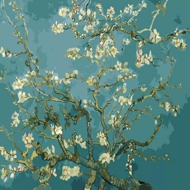 Almond Blossoms by Vincent Van Gogh Painting Vintage Flower Artwork ...
