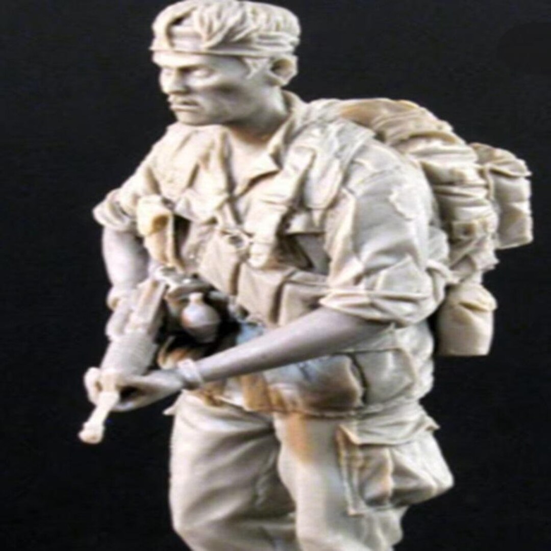 1/35 Resin Figure Model Kit US Soldier Marine Infantryman Vietnam War ...