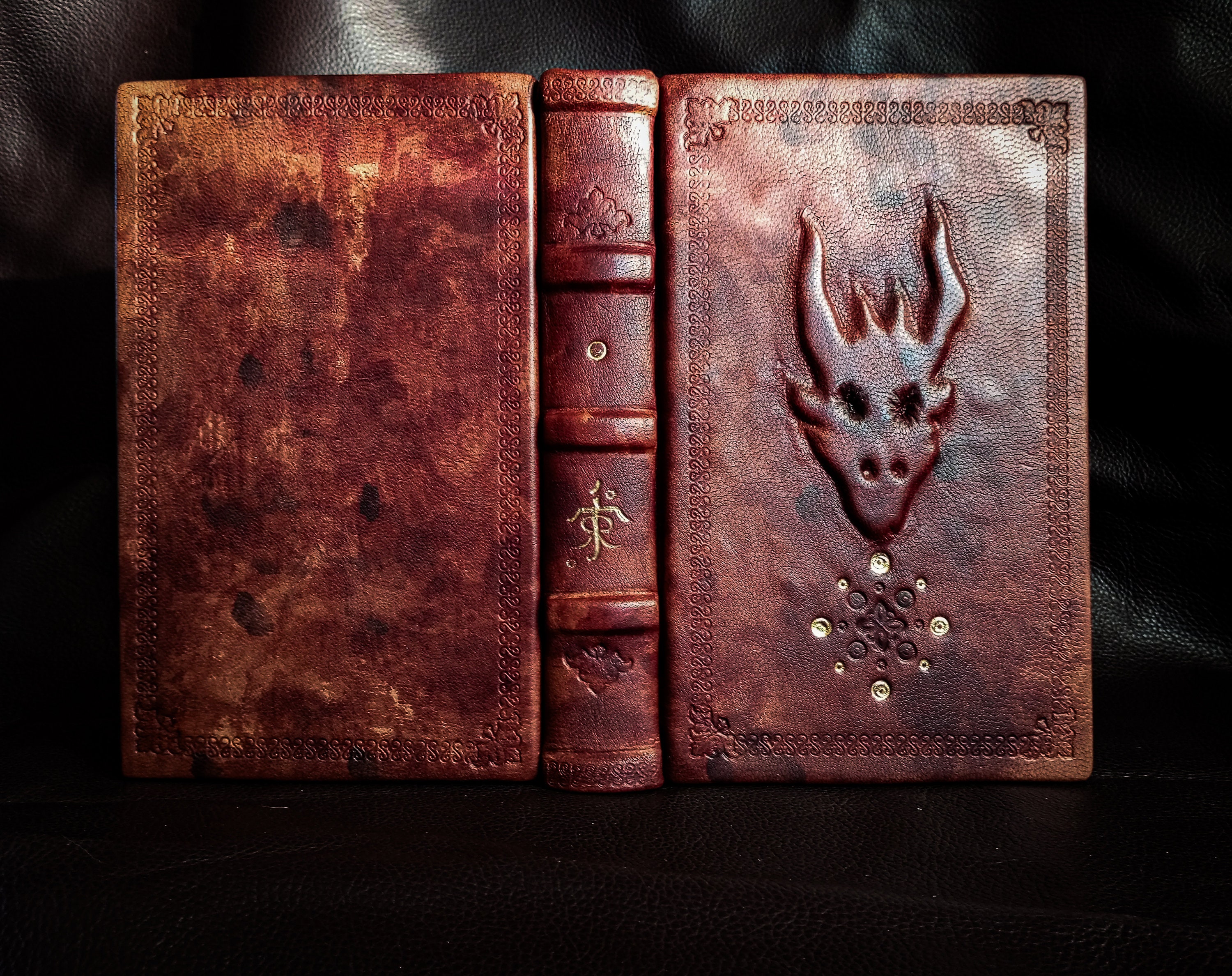 Tolkien's the Hobbit, Deluxe Gothic /medieval /grimoire Style, Leather ...