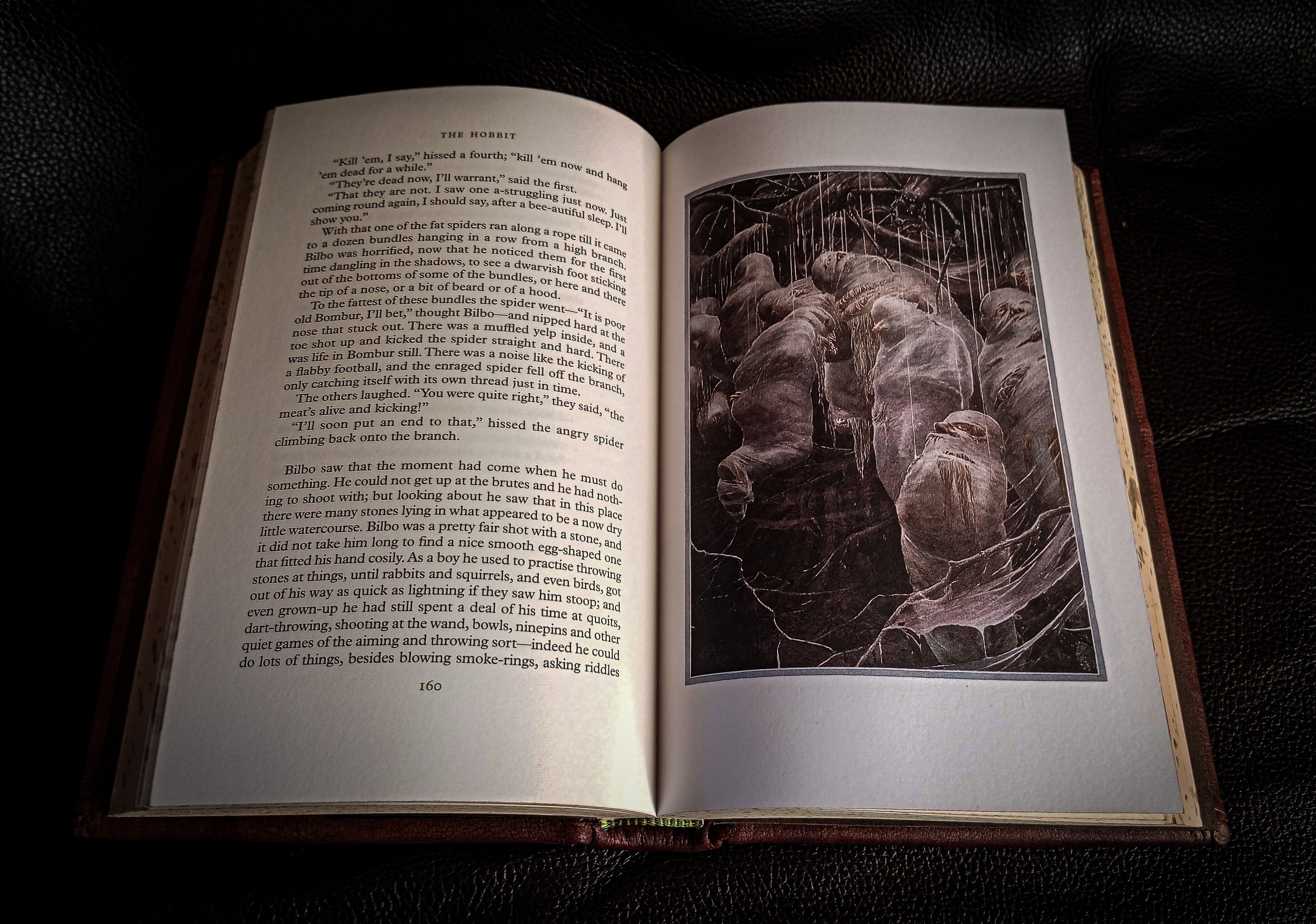 Tolkien's the Hobbit, Deluxe Gothic /medieval /grimoire Style, Leather ...