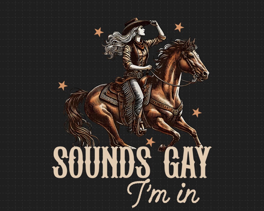 Lesbian Cowgirl PNG: Retro LGBTQ Pride Rodeo (digital Download) - Etsy