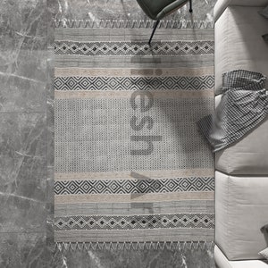 5x8 ft Geometric Rug Handmade Rug Runner Cheap Rug Area Rug | Etsy