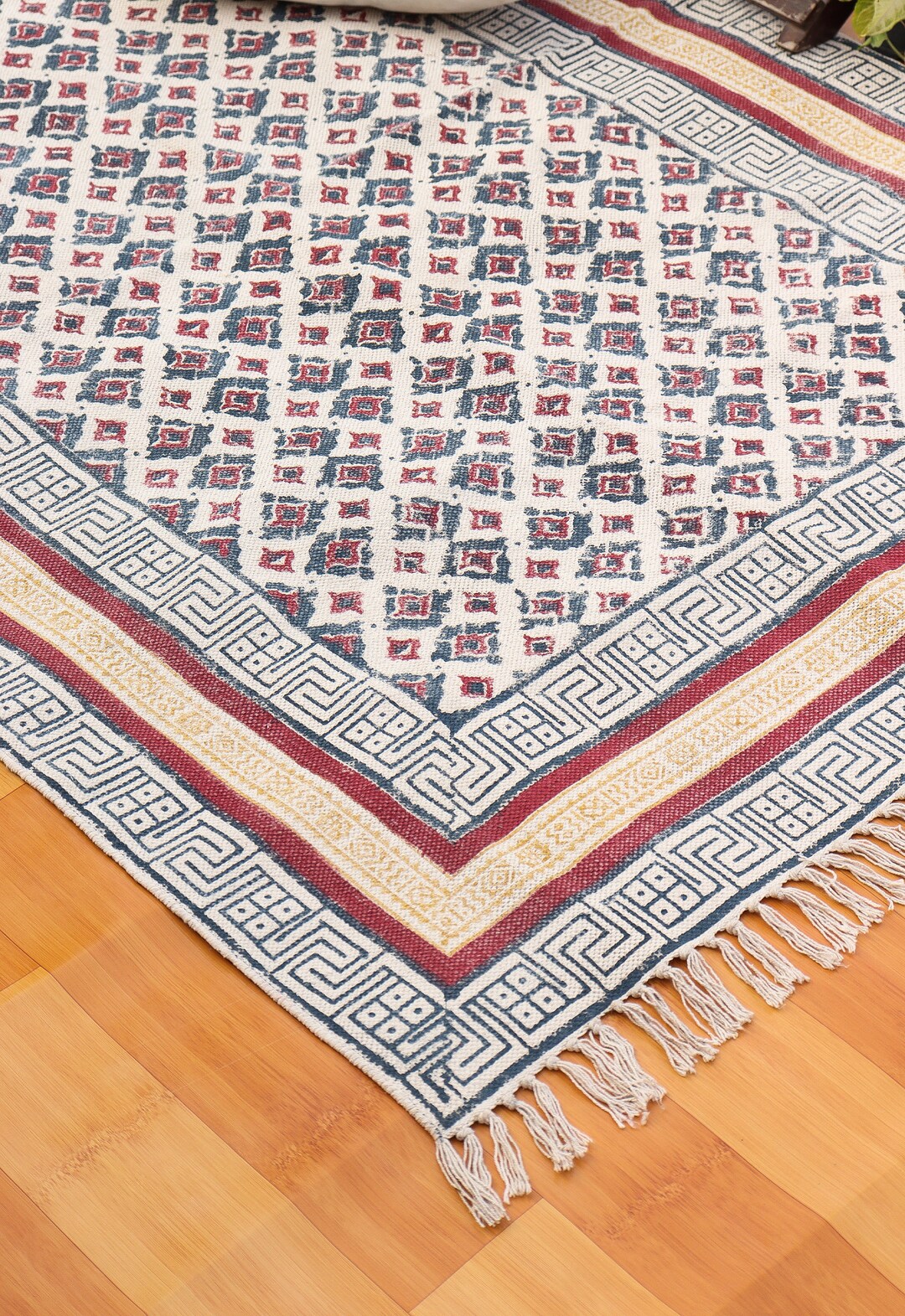 8x10 Rug Outdoor Rug Bedroom Rug Handmade Rug Block - Etsy
