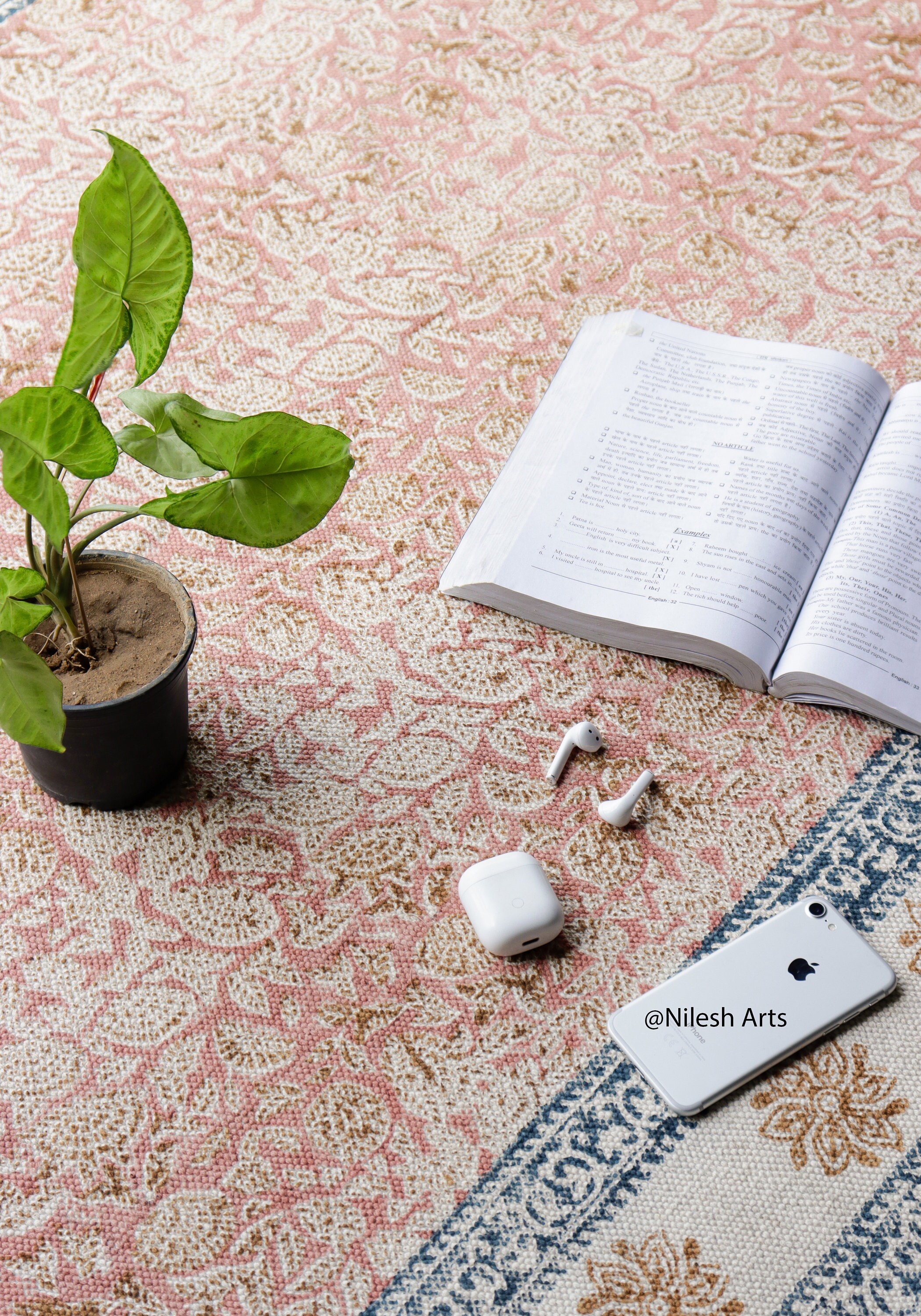 4x6 Ft Indian Dari Rug Handmade Dari Rug Turkish Rug Oushak | Etsy