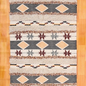 4x6 Rug Cotton Geometric Rug Rug Runner Living Room Rugs - Etsy