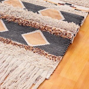 4x6 Rug Cotton Geometric Rug Rug Runner Living Room Rugs - Etsy