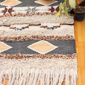 4x6 Rug Cotton Geometric Rug Rug Runner Living Room Rugs - Etsy