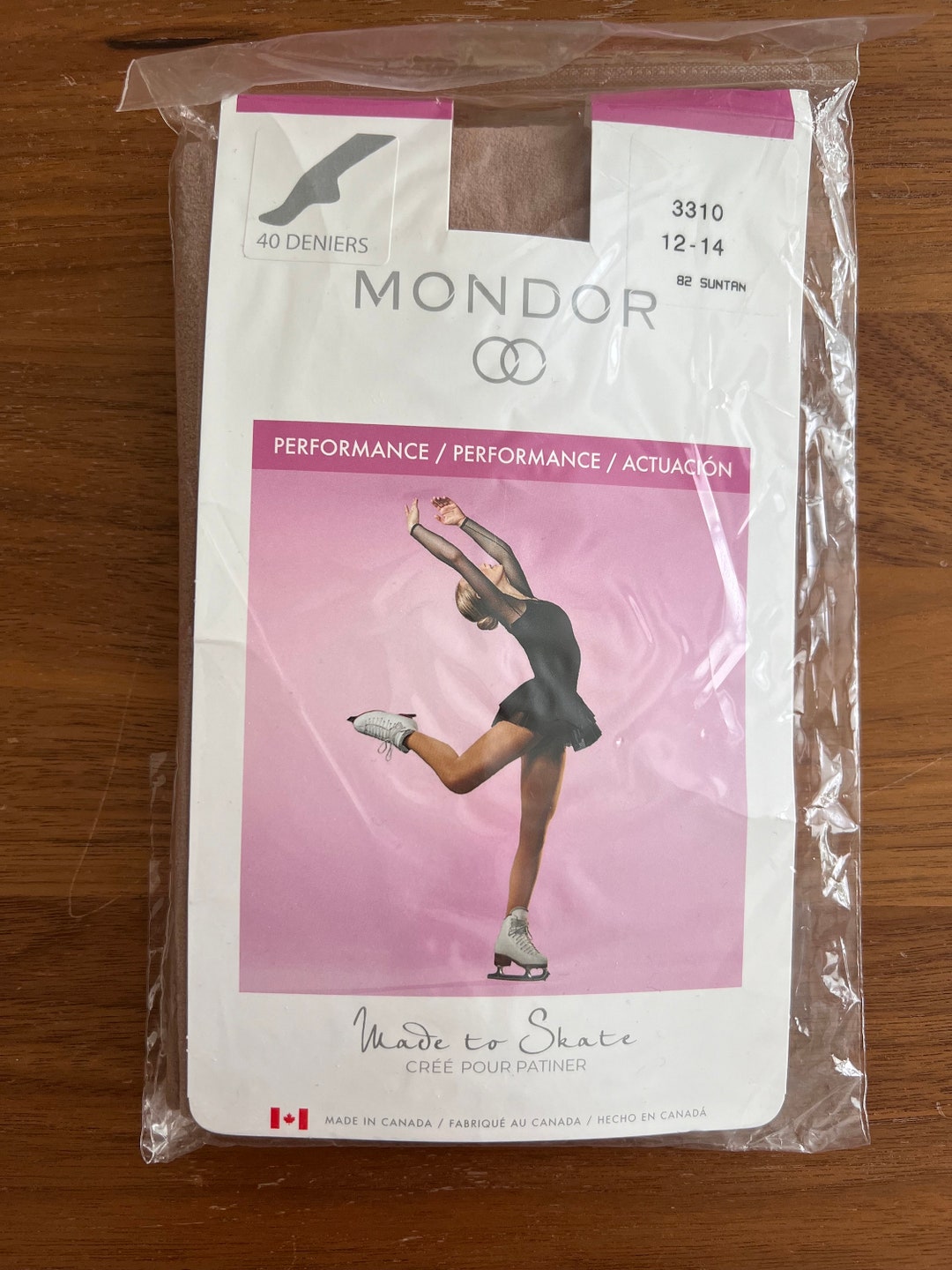 Ice Skating Tights, Mondor, 12-14, Suntan, 3310 - Etsy