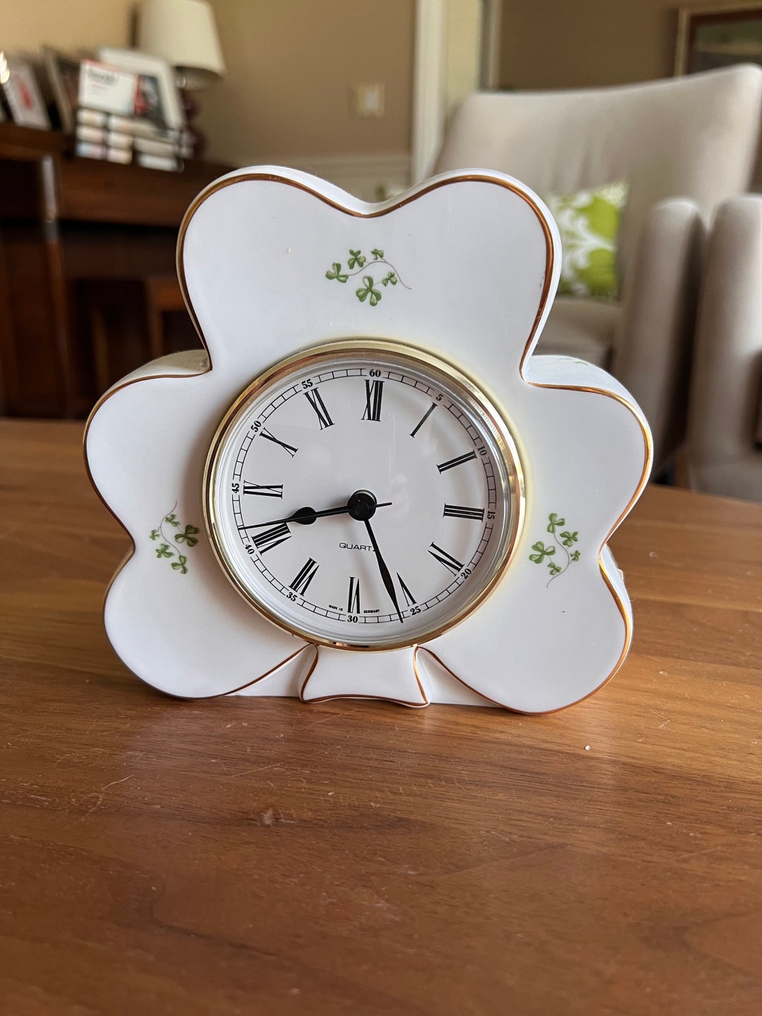Royal Tara Shamrock Clock, Circa 1980's - Etsy
