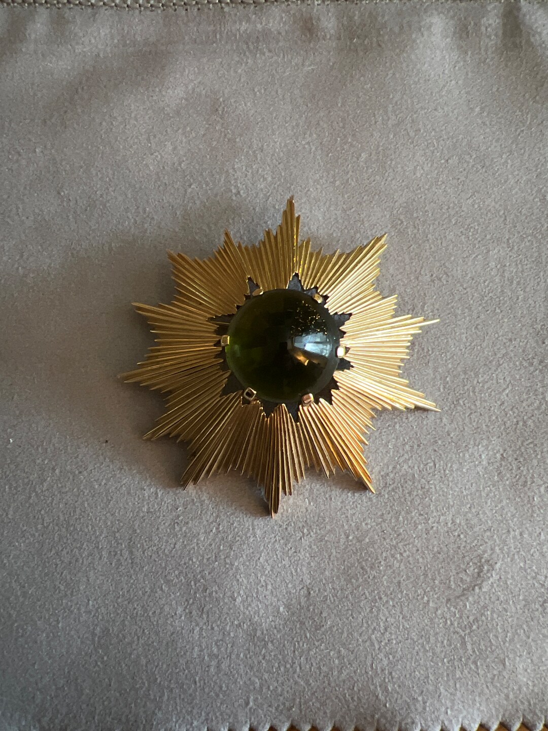 CROWN TRIFARI PIN Brooch Atomic Starburst Alfred Philippe Vintage - Etsy