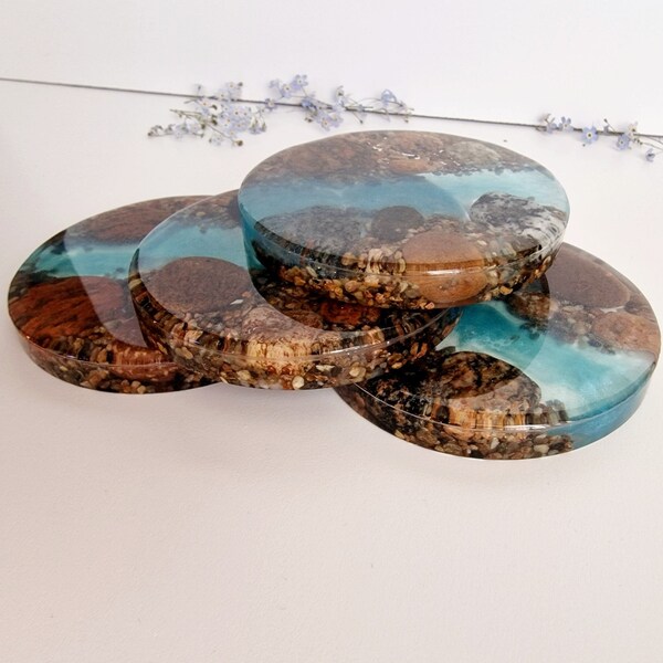 Epoxy Coasters - Etsy