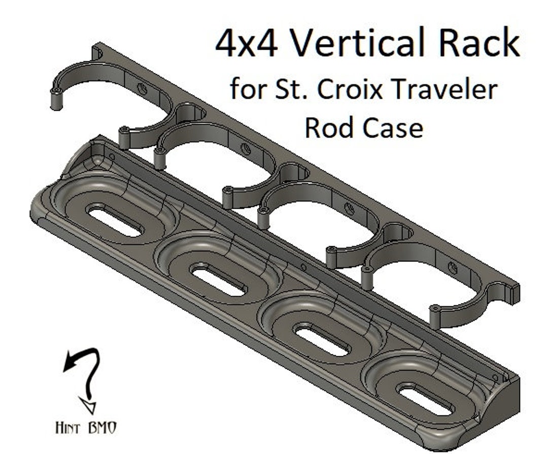 St. Croix Traveler Rod Case Rack - Etsy