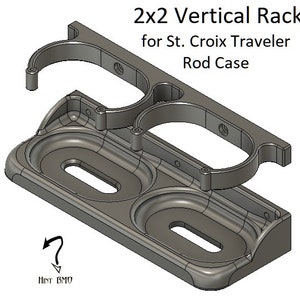 St. Croix Traveler Rod Case Rack - Etsy
