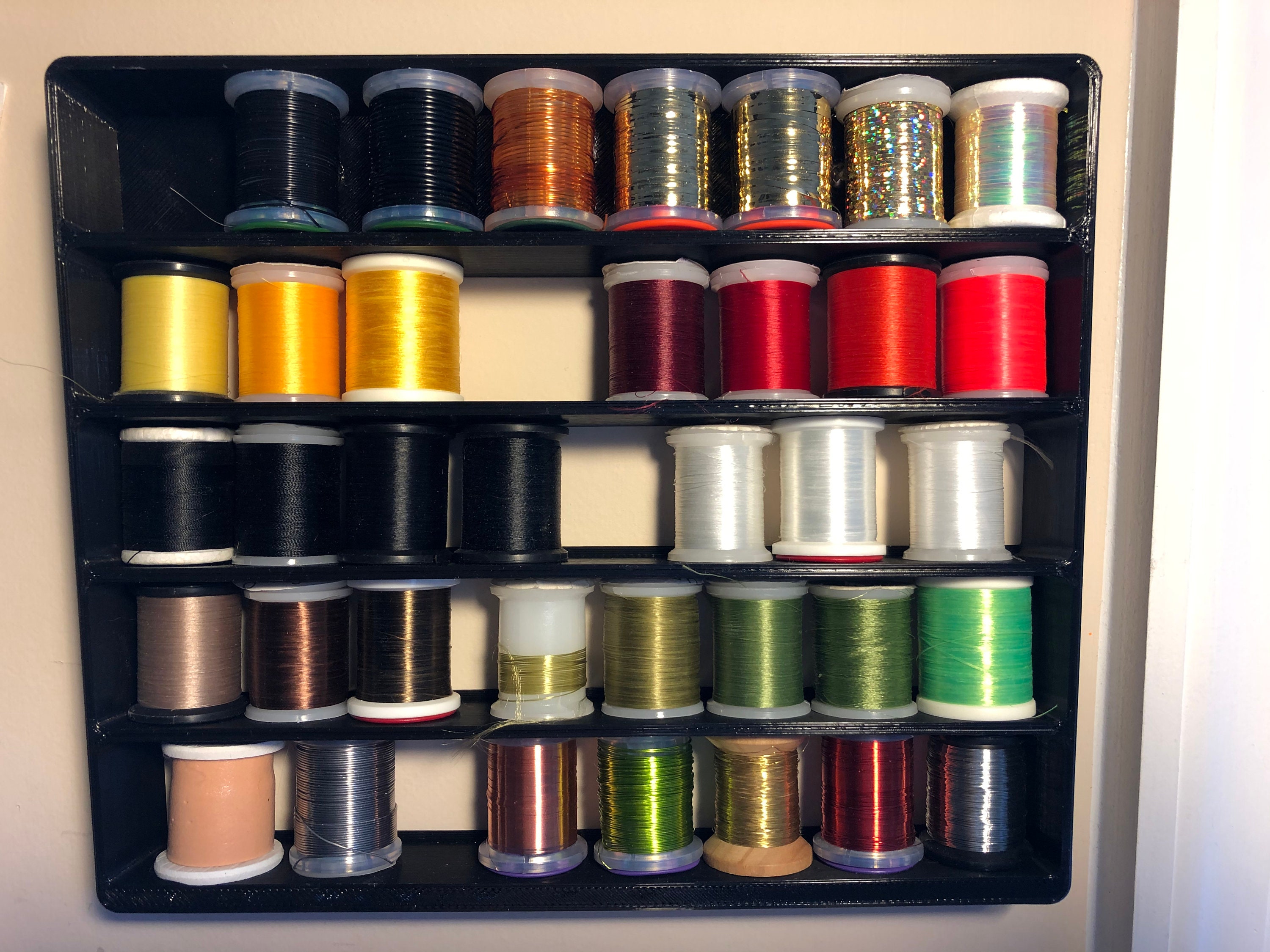 Fly Tying Spool Shelf - Etsy