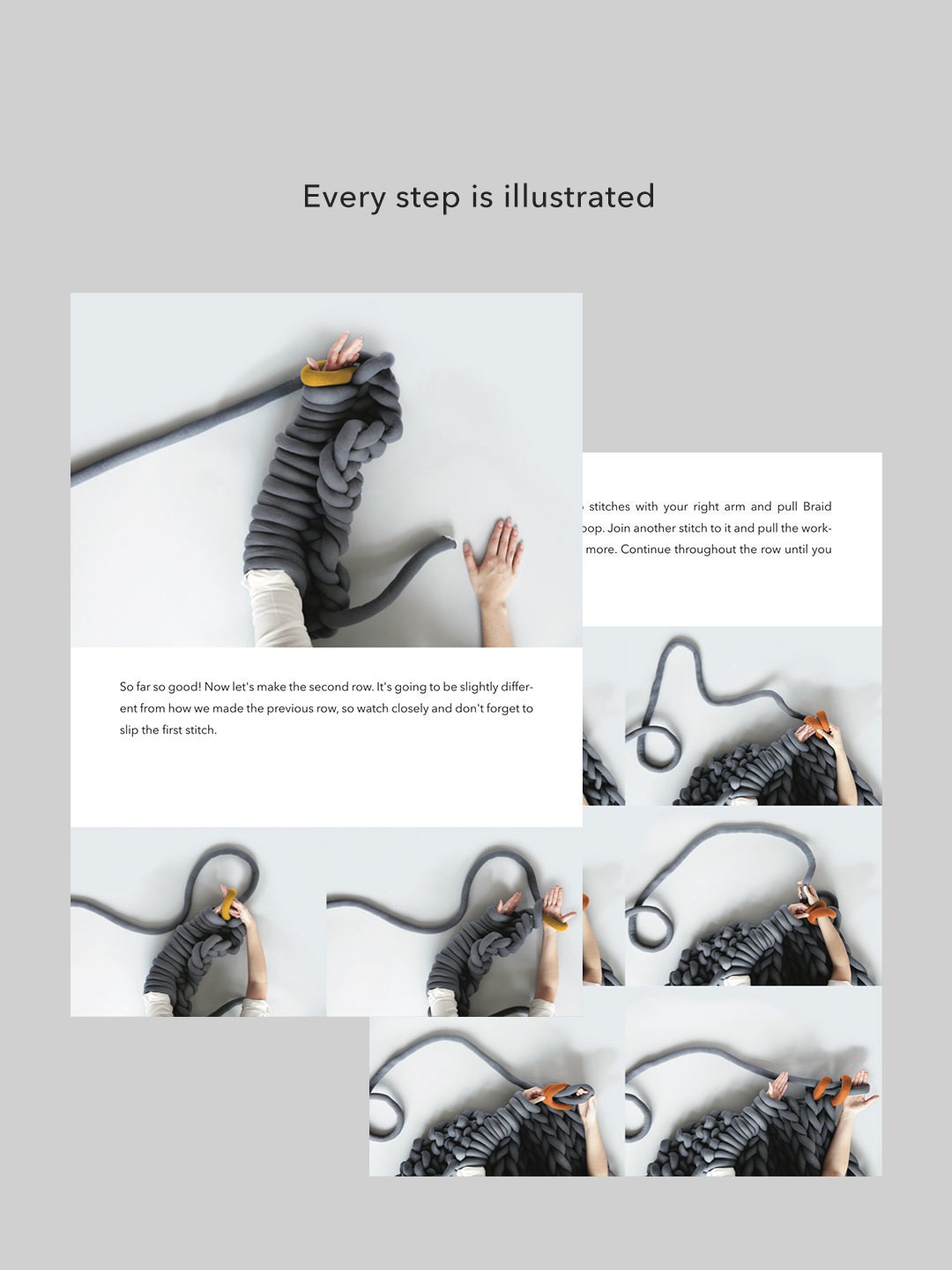 Pattern / Tutorial. Ohhio Arm Knitted Blanket. Six Sizes. Illustrated ...