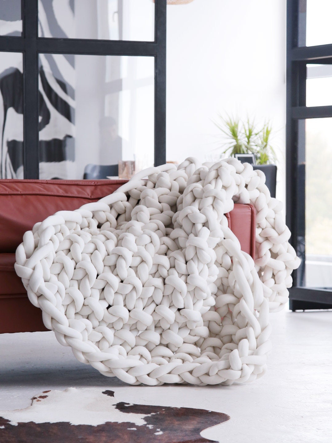 Pattern / Tutorial. Seed-stitch Blanket. Illustrated Step-by-step ...