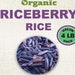 Organic Riceberry Rice Thai Black Jasmine Whole Grain Healthy Natural ...