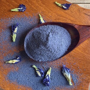 Organic Dried Butterfly Pea Flower Powder Blue Matcha Tea | Etsy