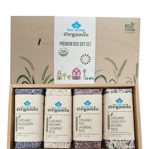 Organic Thai Jasmine Rice Gift Set - Healthy Natural Superfood 2 LB - Etsy
