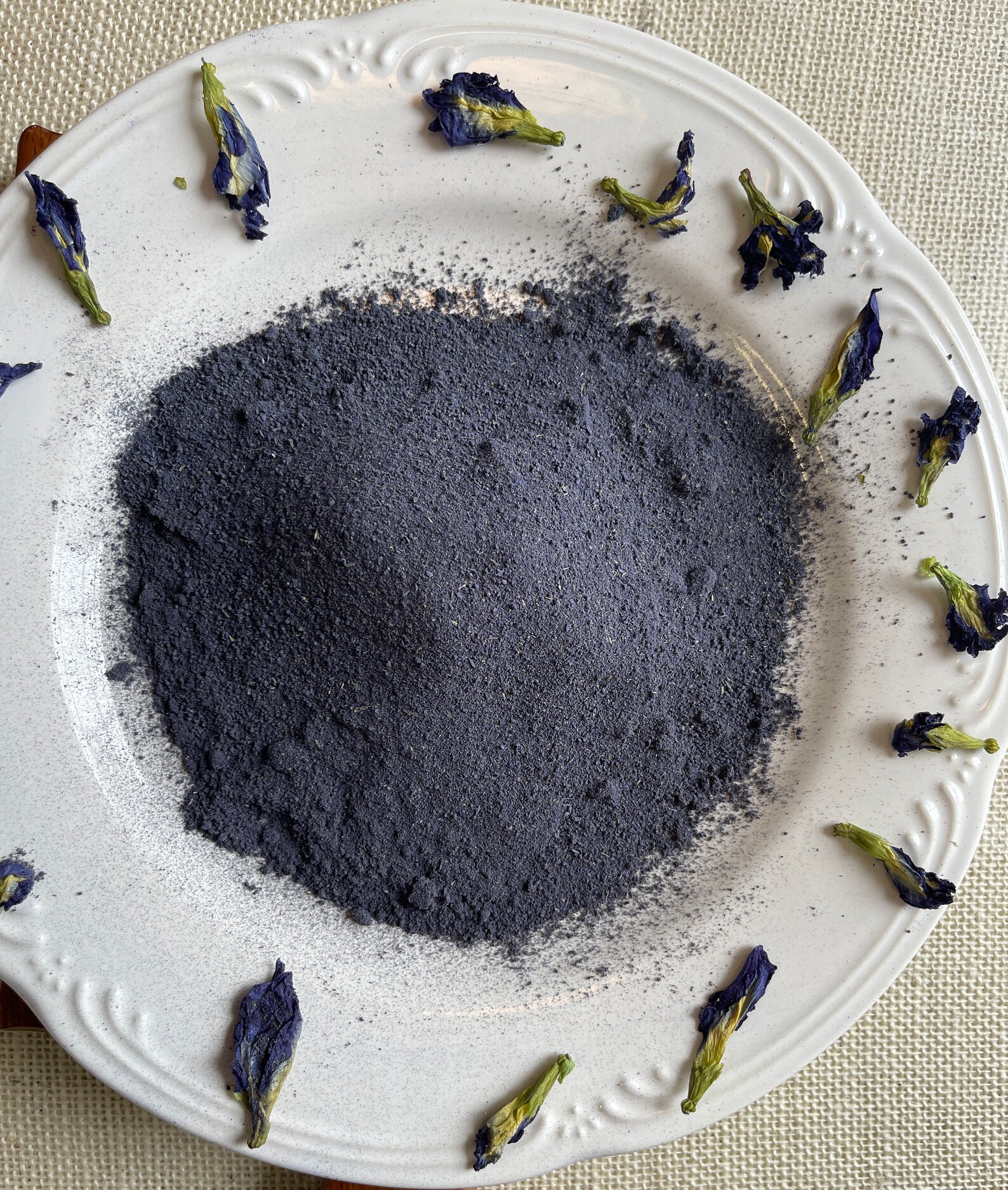 Organic Dried Butterfly Pea Flower Powder Blue Matcha Tea | Etsy