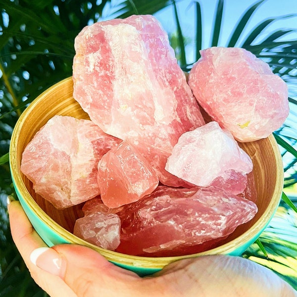 Large Rose Quartz - Etsy
