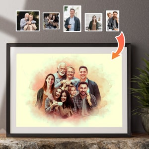 Merge Family Photos, Add Person to Photo, Custom Memorial Gift ...