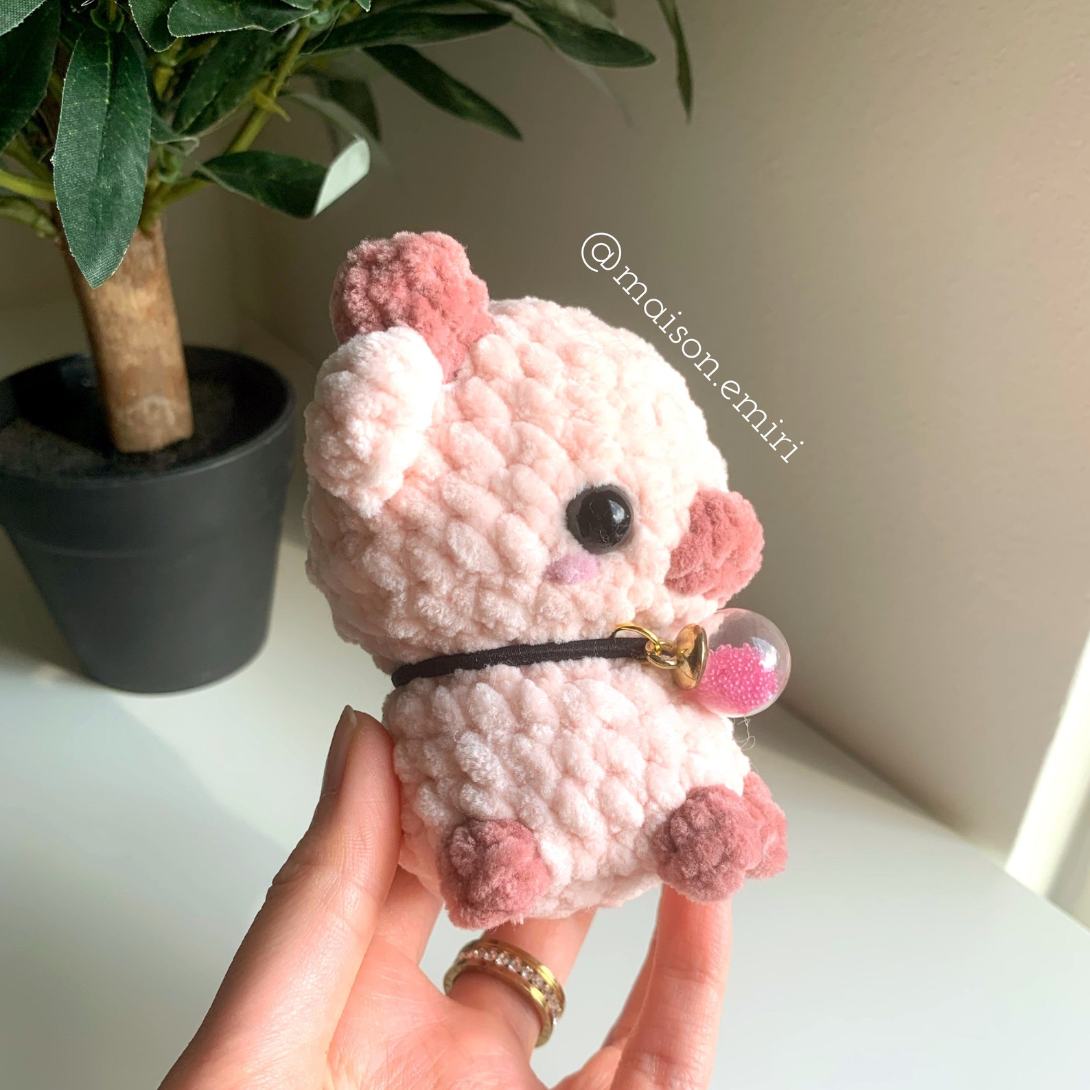 Crochet Cow Baby Custom Plushie / Amigurumi Calf Chibi Minimalist ...