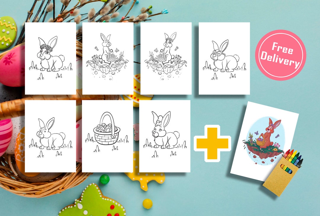 Easter Activity Bundle Easter Colouring Activity Pages Easter Bunny ...