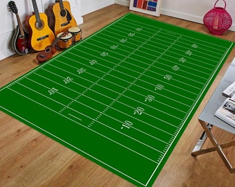 Football Field Rug 8x10 - Etsy