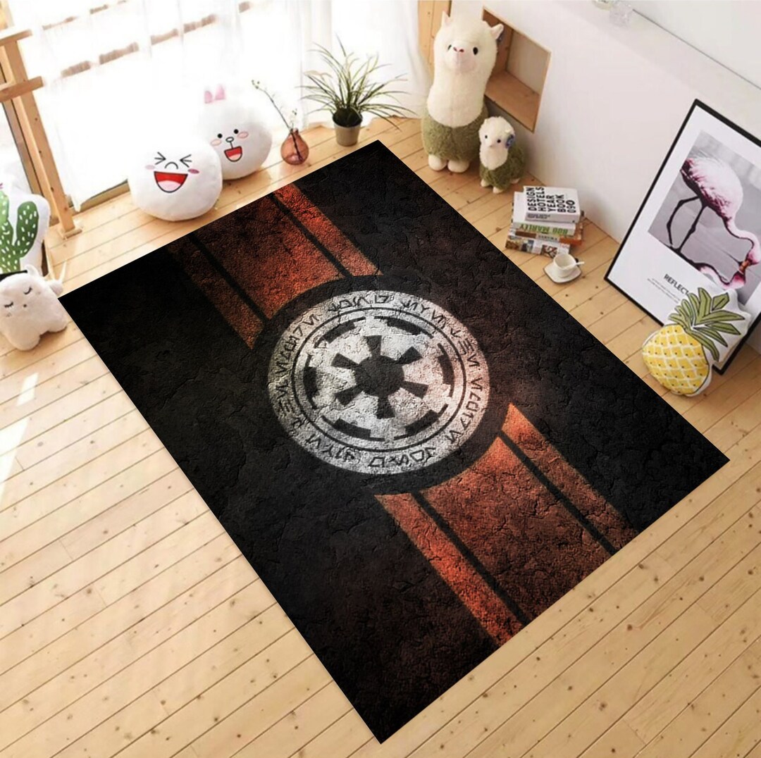 Star Wars Rug,lightsaber Rug,imperial Logo Rug,for Living Room Rug,fan ...