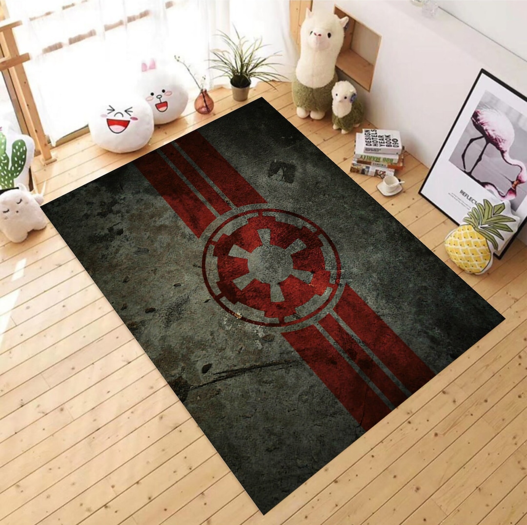 The Star Wars Rug,imperial Logo Rug,for Living Room Rug,fan Carpet,area ...