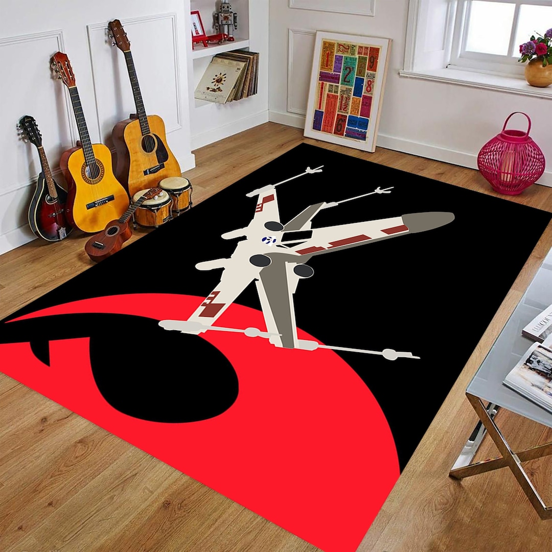 The Star Wars Rug, X-wing Fighter Rug,for Living Room,fan Carpet,ships ...
