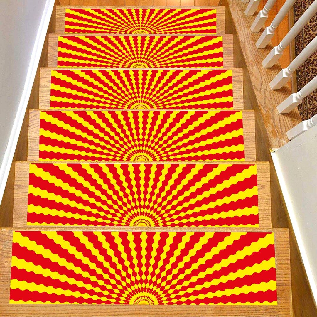 Stair Rug, Stair Treads Rug, Stair Treads Set of 13 Special Designs for ...