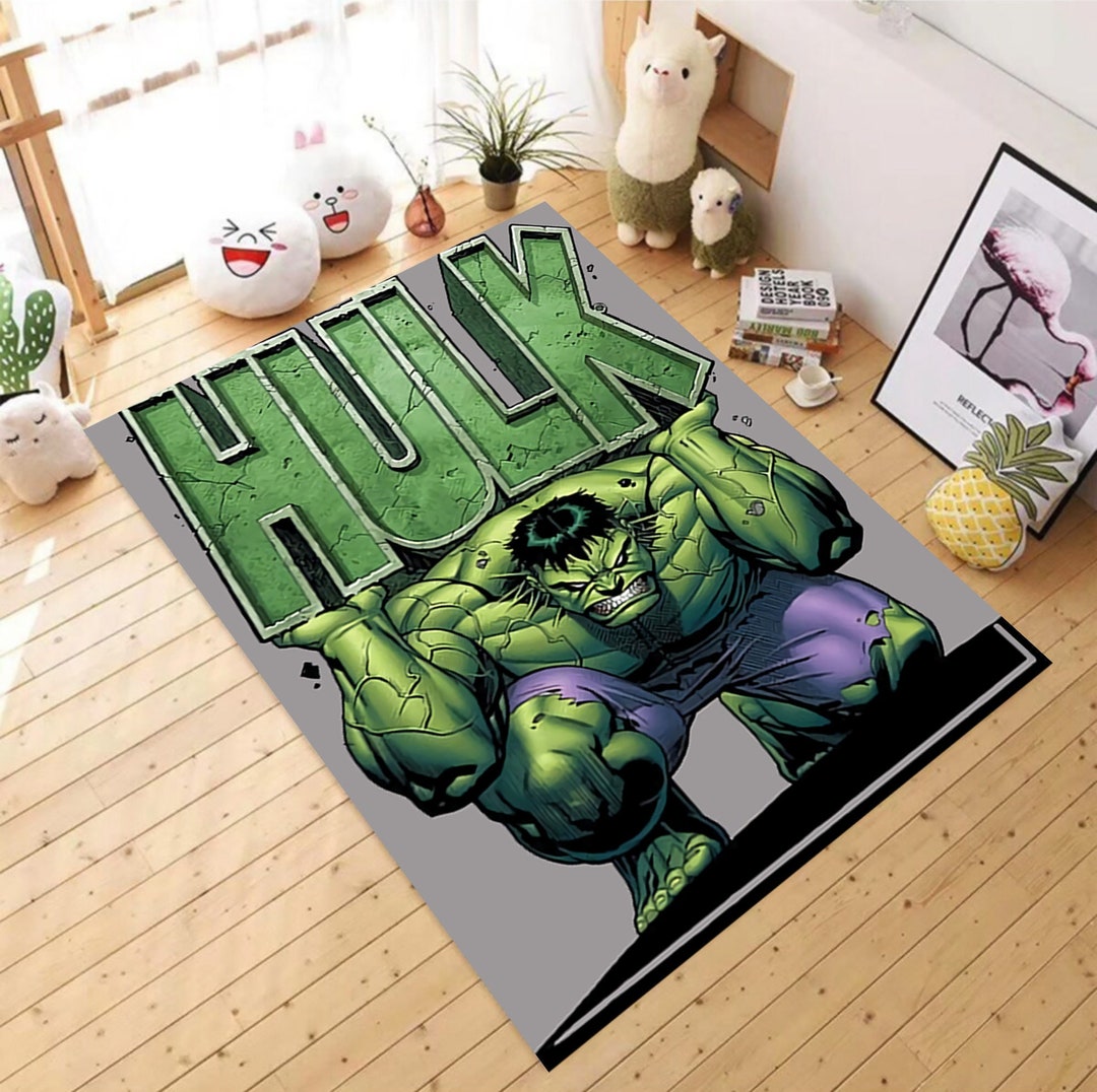 Hulk Rug,angry Hulk Rug,green Giant Rug,for Living Room Rug,fan Carpet ...