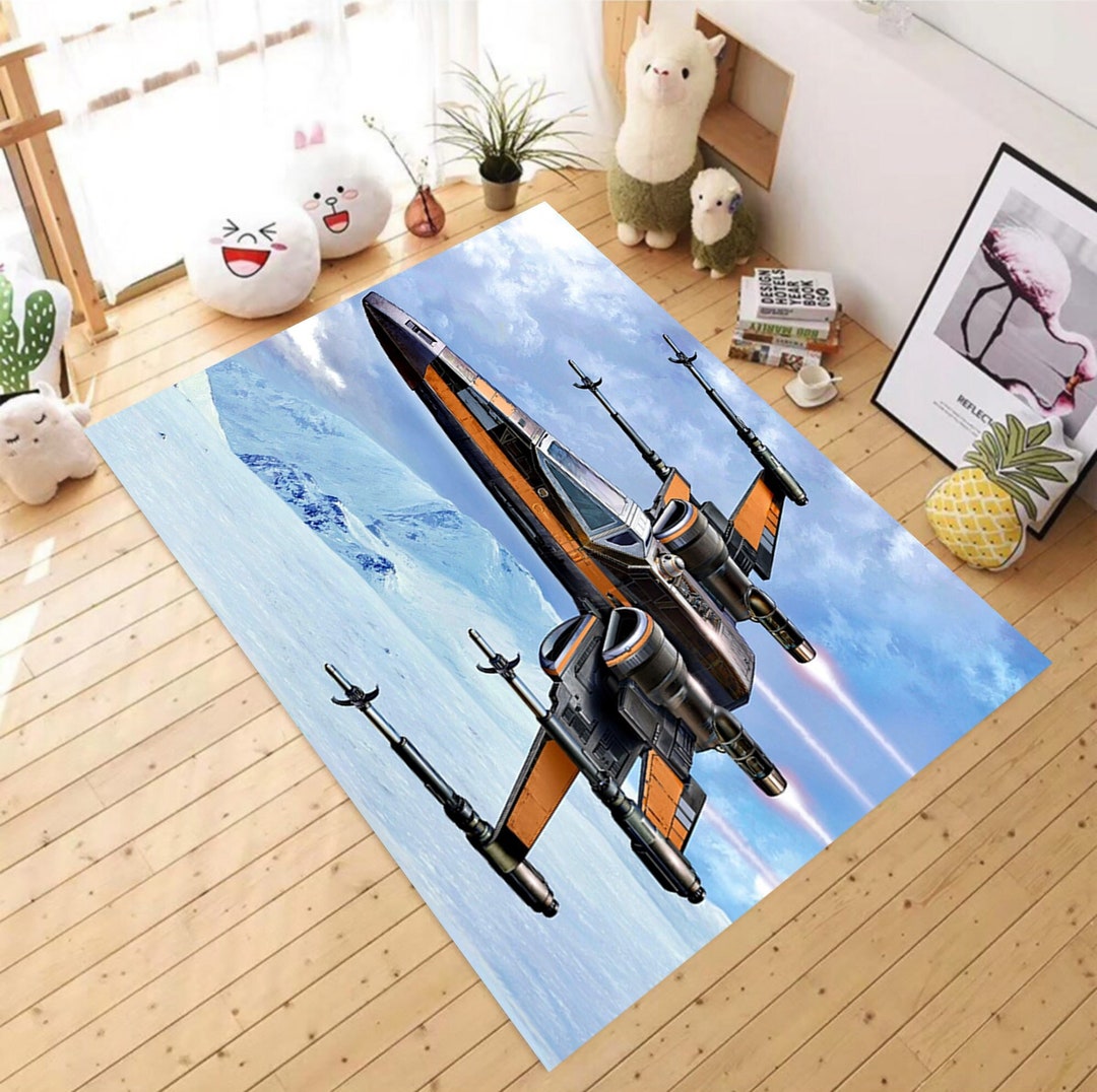 The Star Wars Rug, X-wing Fighter Rug,for Living Room,fan Carpet,ships ...