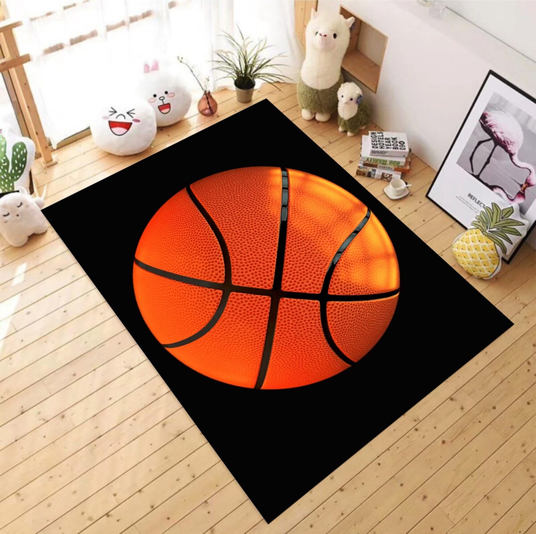 3D Basketball Patterned Rug,sport Rug,gift for Her/him,girl/boy Room ...
