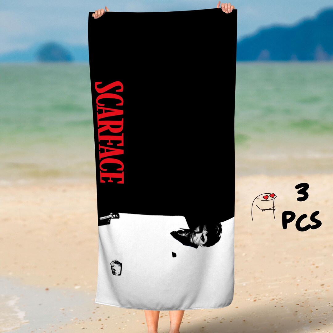 Scarface Beach Towel Set,alpacino Towels,pool Towel Set,double Towel ...